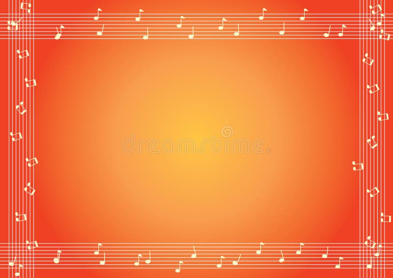 Music Notes and Chords Background. Vector Illustration Decorative ...