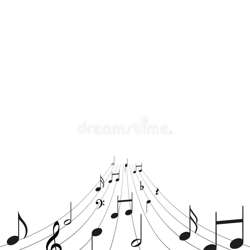 Music Notes Clef stock vector. Illustration of composer - 69253938