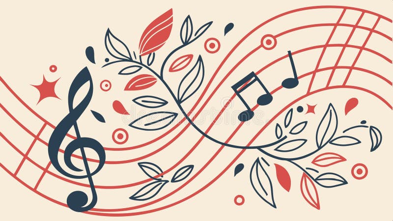 Music Notes and Clef, Musical Composition, and Melodic Elements Vector ...