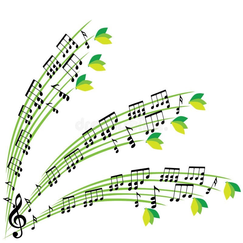 Spring music stock illustration. Illustration of artistic - 24354402