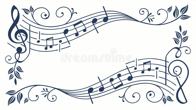 Music Corner Frame Stock Illustrations – 479 Music Corner Frame Stock ...