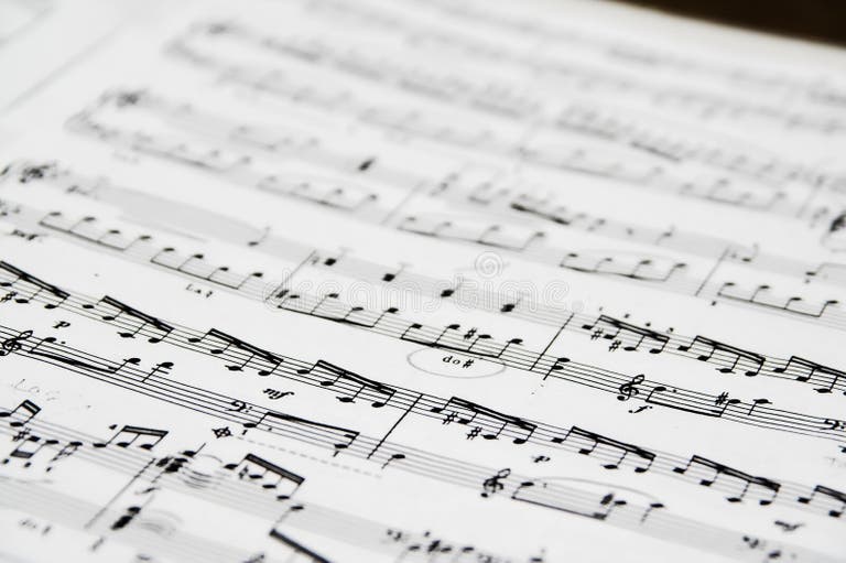 Music notes detail stock photo. Image of musical, piano - 2180462