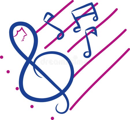 Music notes stock vector. Illustration of club, choir - 107710518