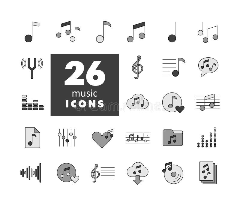Grayscale Icons Stock Illustrations – 707 Grayscale Icons Stock ...