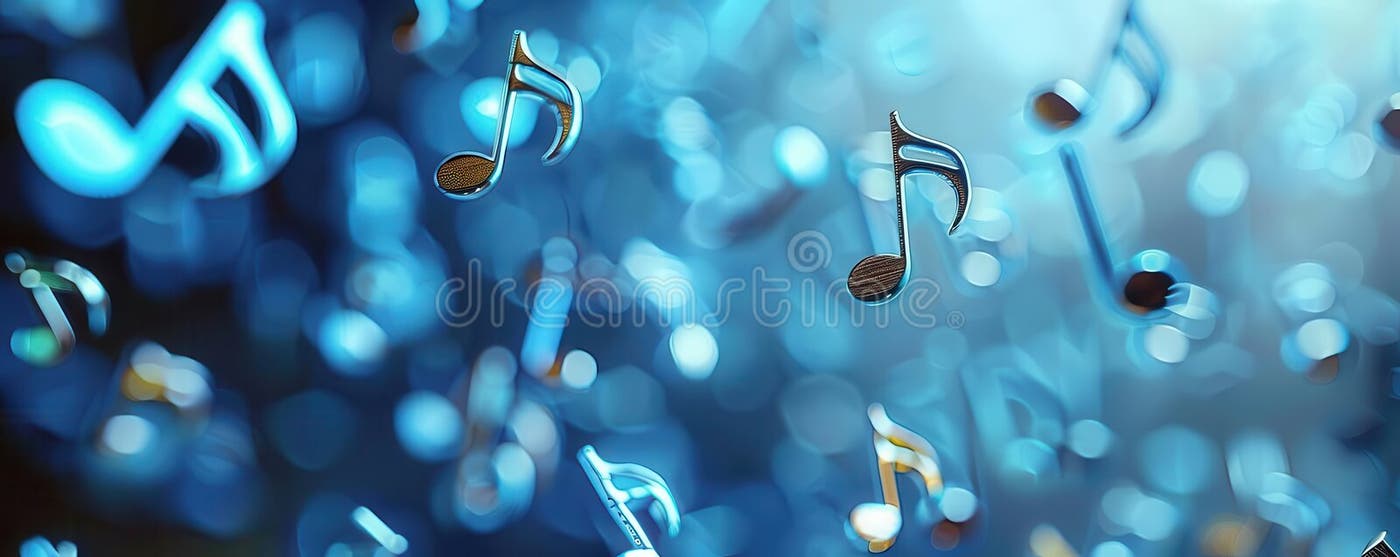 Music Notes Floating Stock Illustrations – 499 Music Notes Floating ...