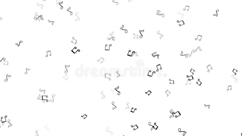 Music Notes Flying Randomly Stock Footage - Video of particles, move ...