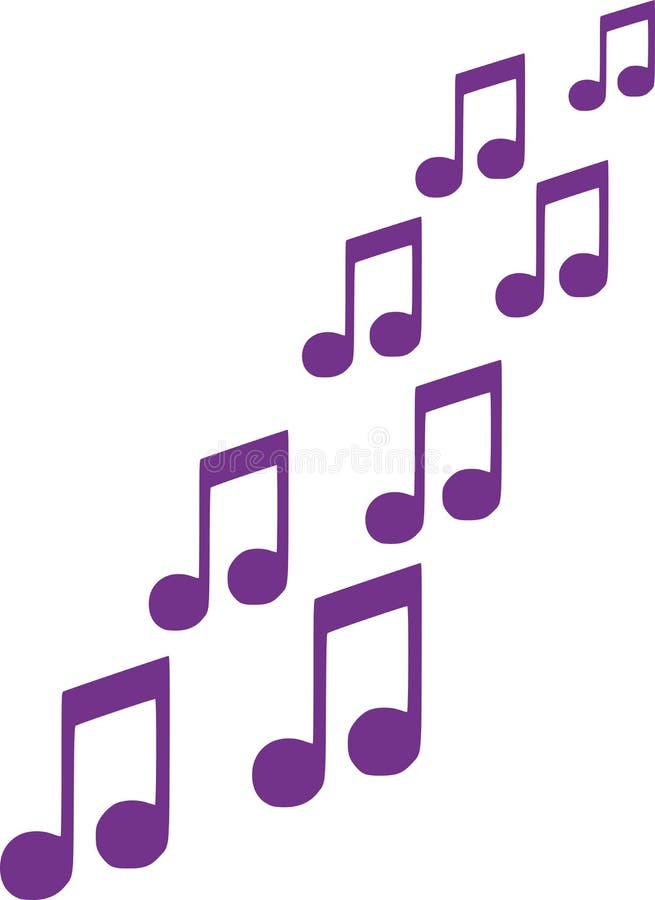 Music notes flying up stock vector. Illustration of icon - 107182449