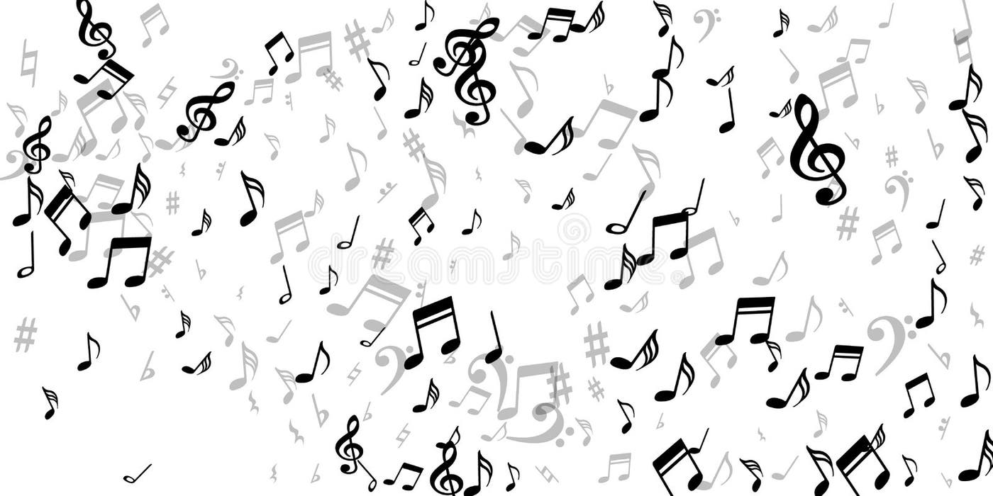 Music Notes Scatter Stock Illustrations – 589 Music Notes Scatter Stock ...