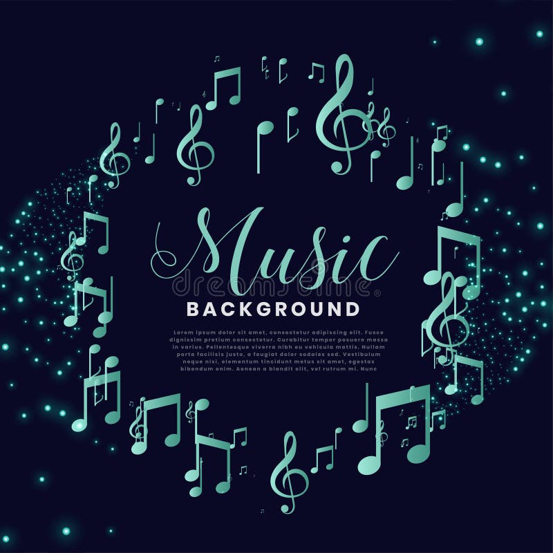 Music Notes Frame Stock Illustrations – 3,317 Music Notes Frame Stock ...