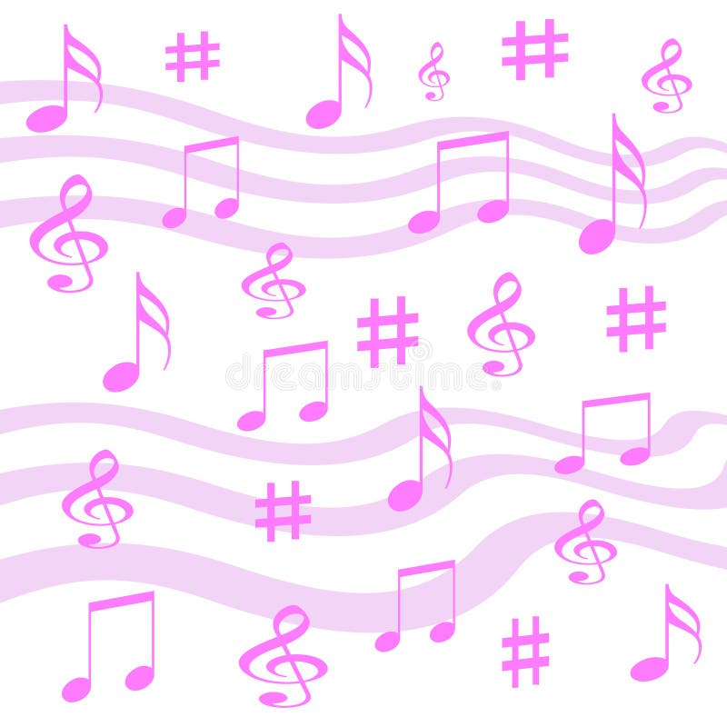 Music Notes Scattered Stock Illustrations – 939 Music Notes Scattered ...