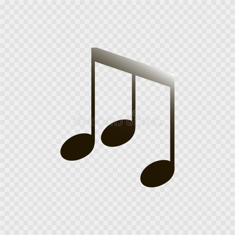 Music Notes. Gray Background.Vector Illustration. Stock Vector ...