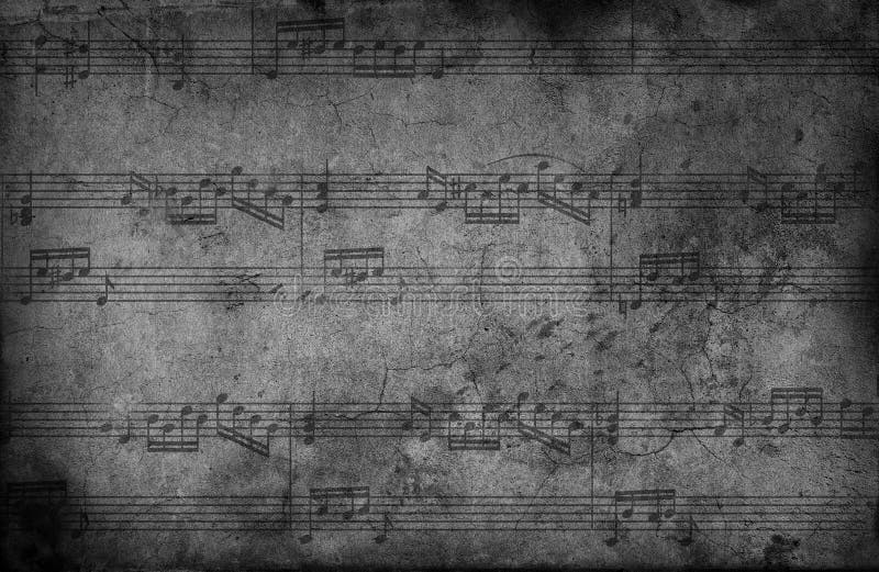 Grunge musical background stock illustration. Illustration of harmony ...