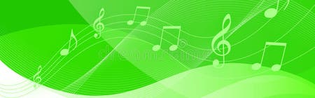 Music notes header stock illustration. Illustration of icon - 12542588