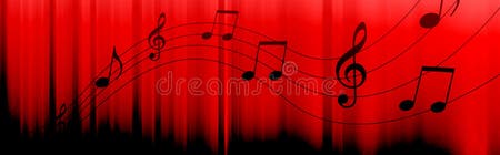 Music notes header stock illustration. Illustration of abstract - 16901241