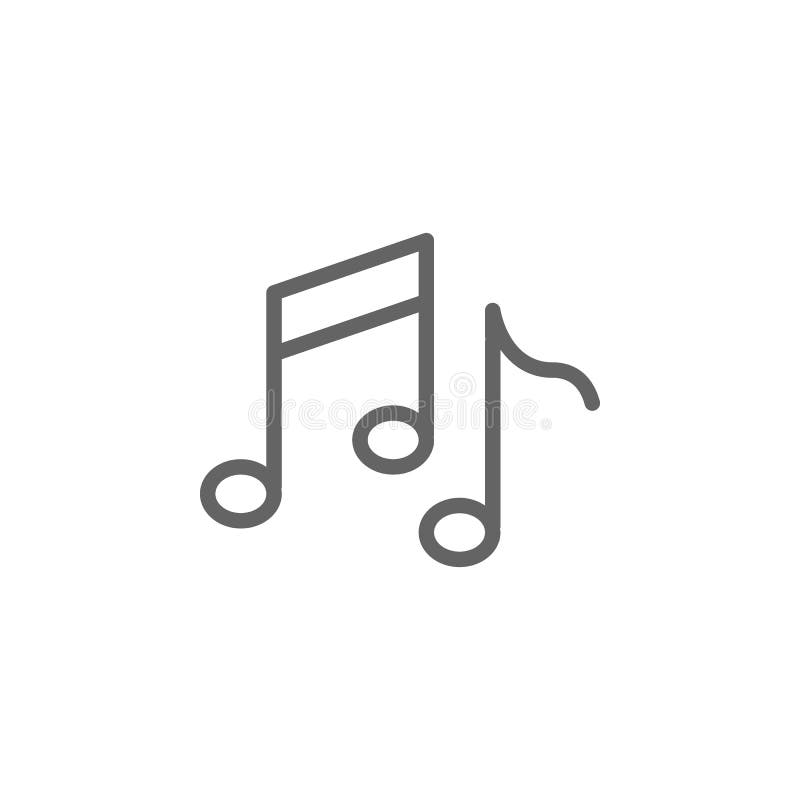 Thin Music Notes Stock Illustrations – 1,326 Thin Music Notes Stock ...