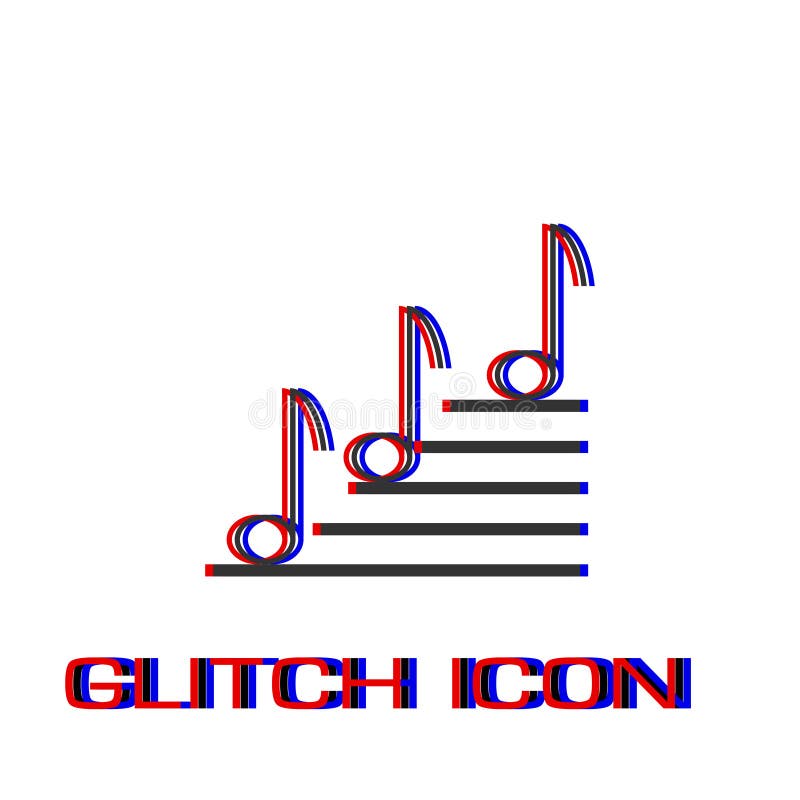 Glitch Music Note Stock Illustrations – 136 Glitch Music Note Stock ...