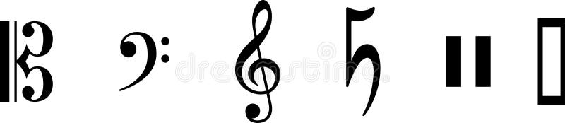 Music Notes Icon Set, Music Notes Symbol Sign, Vector Illustration ...