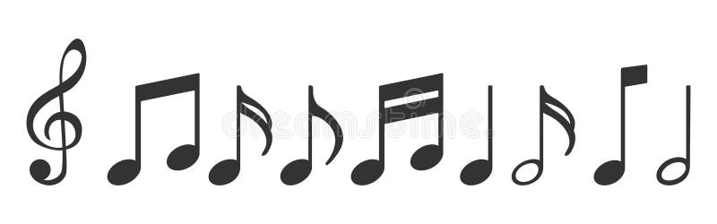 Icon Set Music Notes Stock Illustrations – 7,474 Icon Set Music Notes ...