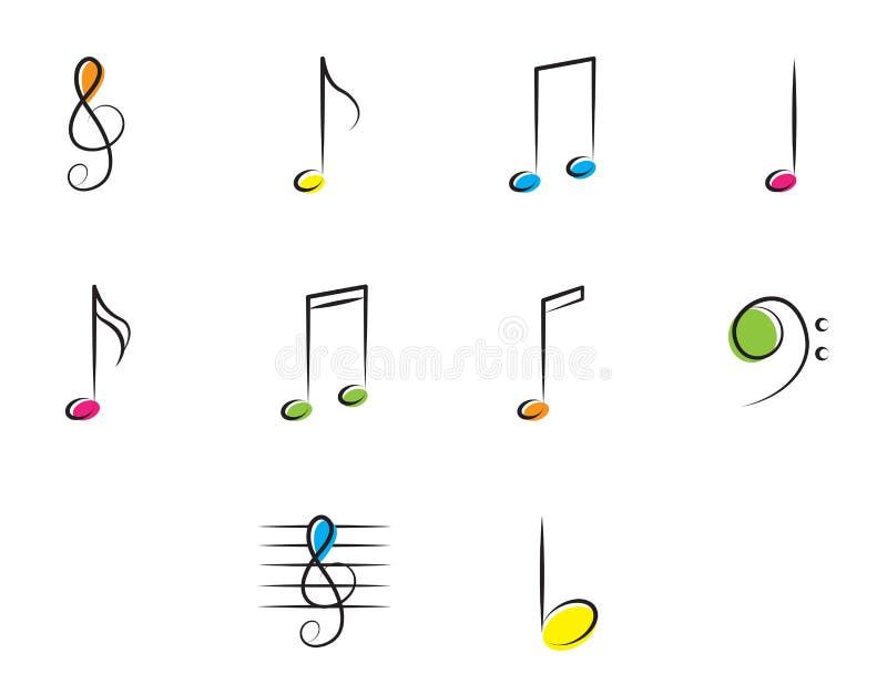 Animation Music Notes Stock Illustrations – 234 Animation Music Notes ...