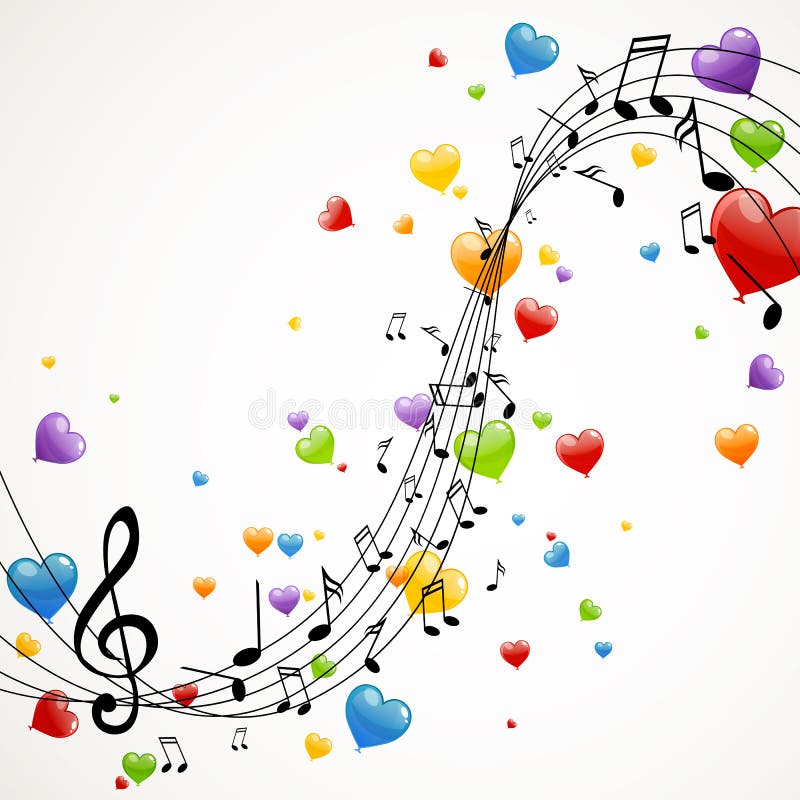 Cute Happy Music Notes stock vector. Illustration of text - 108833048