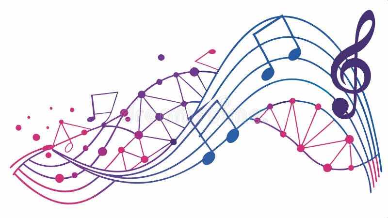 Music Notes and Lines, Musical Composition and Melody Vector Design ...
