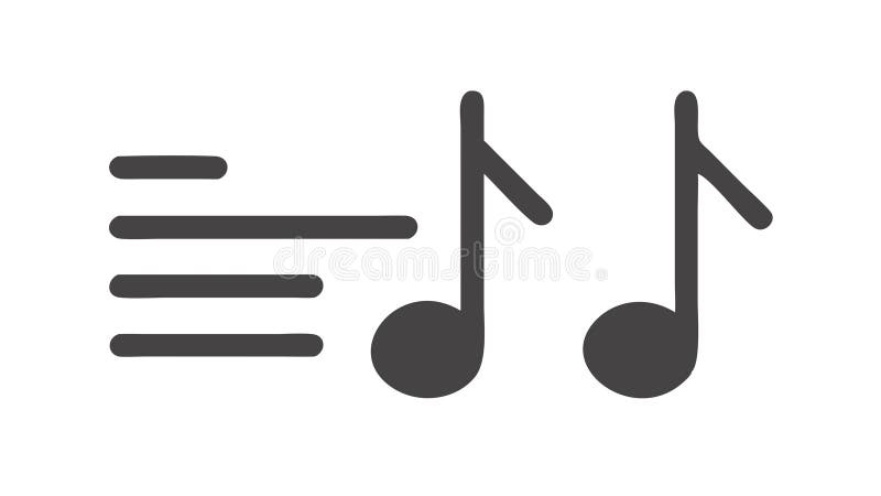 Music Notes with Lines, Representing Audio and Musical Score , Vector ...
