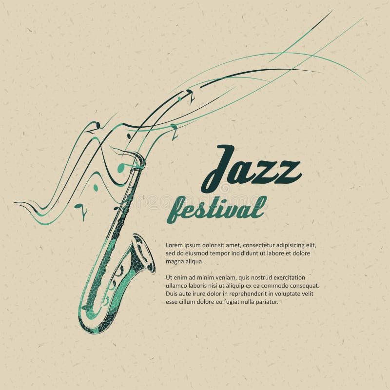 Notes, lines, saxophone. stock vector. Illustration of curls - 77906651 Notes, lines, saxophone. stock vector. Illustration of curls - 77906651