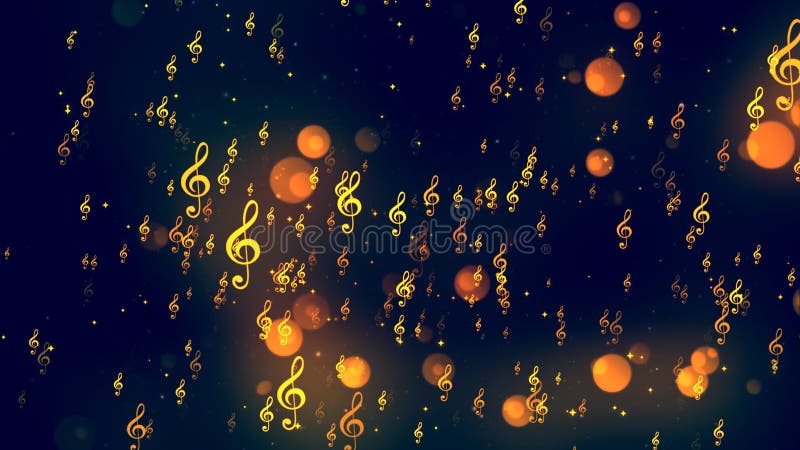 Music Notes 3 Loopable Background Stock Footage - Video of abstract ...