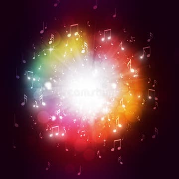 Music Notes Multicolor Background Stock Illustrations – 561 Music Notes ...