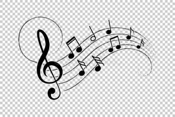 112_Music-notes stock illustration. Illustration of element - 210912957