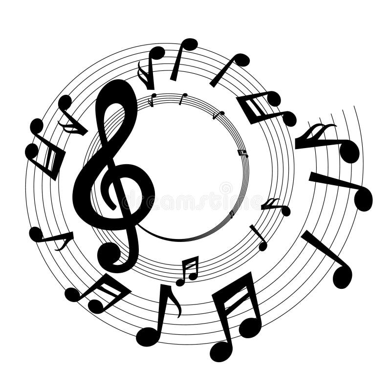Music Notes. Musical Notes Design, Songs, Melodies Flat Vector Icon ...