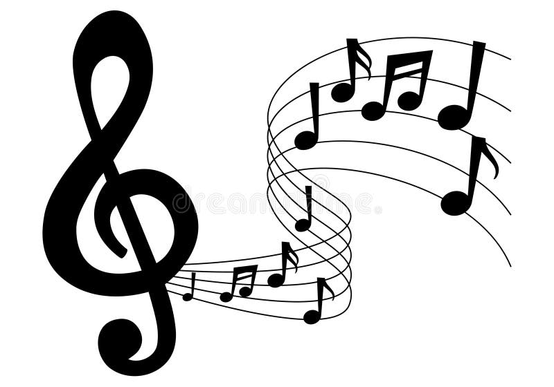 Music Notes. Musical Notes Design, Songs, Melodies Flat Vector Icon ...