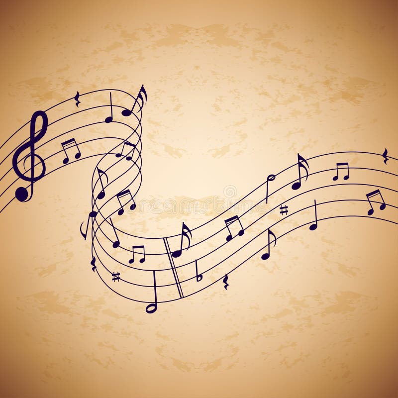 Music Manuscript Background Stock Illustrations – 603 Music Manuscript ...