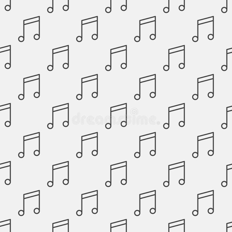 Music notes pattern stock vector. Illustration of element - 84794930