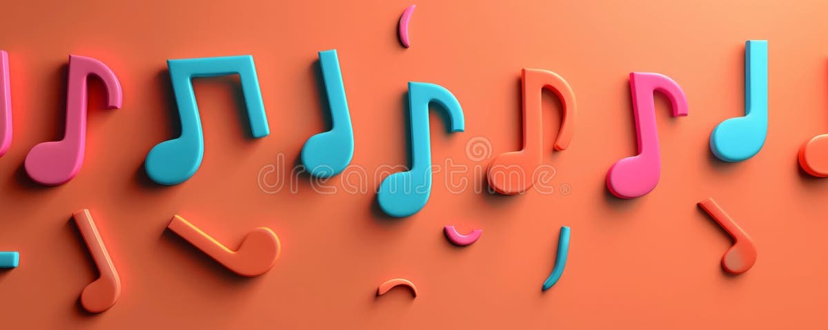 Orange Music Notes Stock Illustrations – 1,863 Orange Music Notes Stock ...