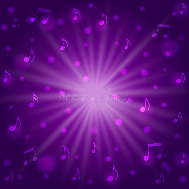 Purple Music Notes Backgrounds Stock Illustrations – 100 Purple Music ...