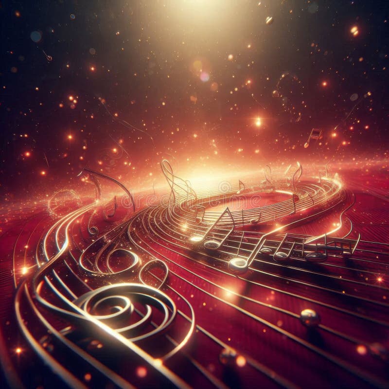 Red Music Notes Wallpaper Free Stock Photo Of Red Music Background