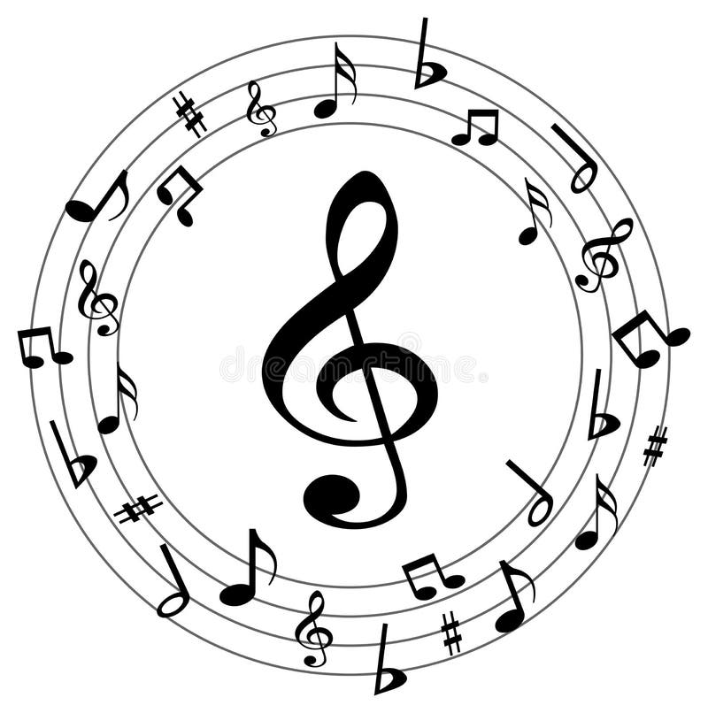 Icon Music Note Round Stock Illustrations – 2,430 Icon Music Note Round ...