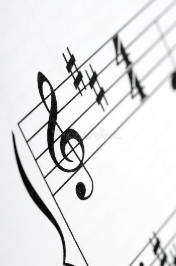 Music Notes Score Background Stock Image - Image of piano, notes: 106475159