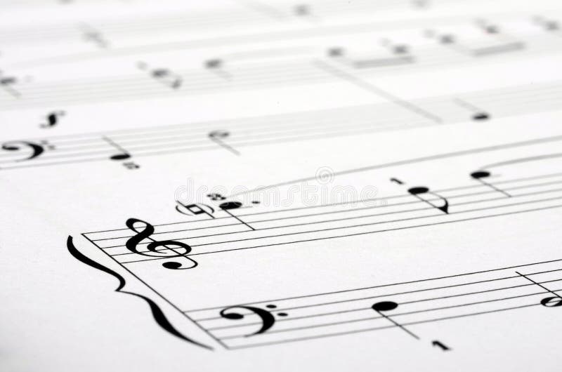 Music Notes Score Background Stock Photo - Image of score, note: 86174750