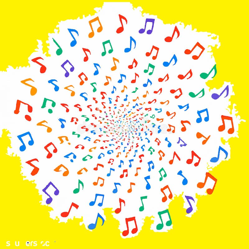 Music Notes Seamless Background 2 Stock Illustration - Illustration of ...