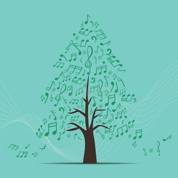 Music Tree Notes Vector Stock Illustrations – 954 Music Tree Notes ...