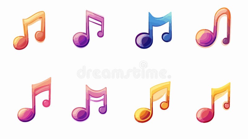 Notes Symbol Vector Set Stock Illustrations – 12,737 Notes Symbol ...