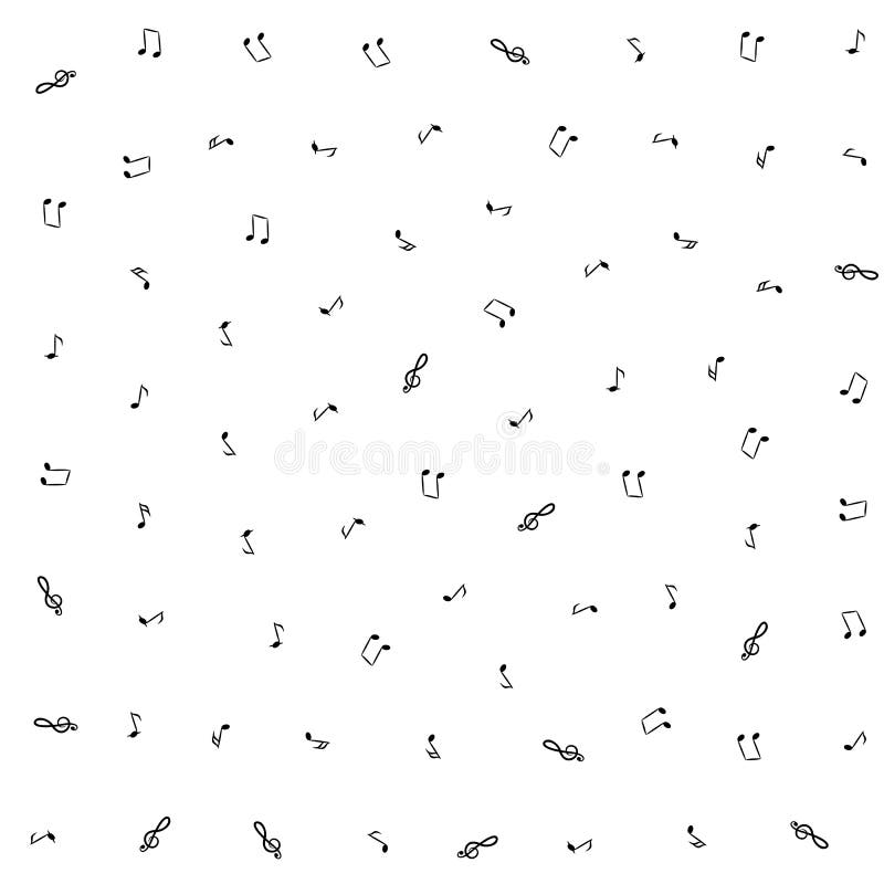 Music Notes Vector Background Stock Vector - Illustration of design ...