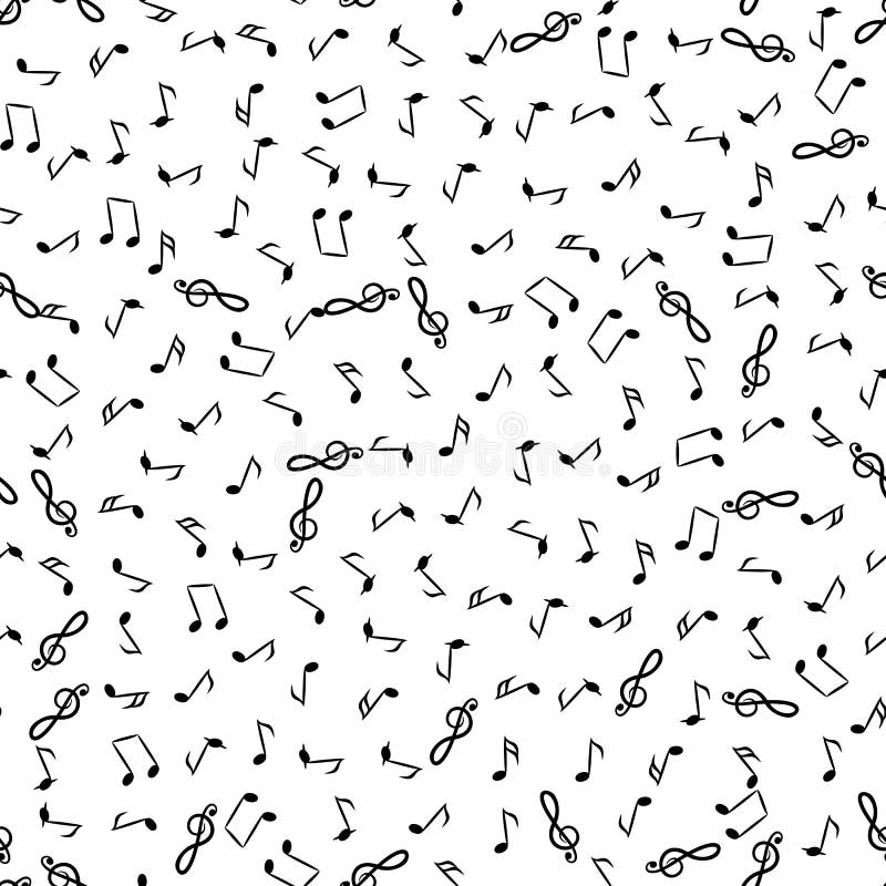 Music Notes Vector Background Stock Vector - Illustration of backdrop ...