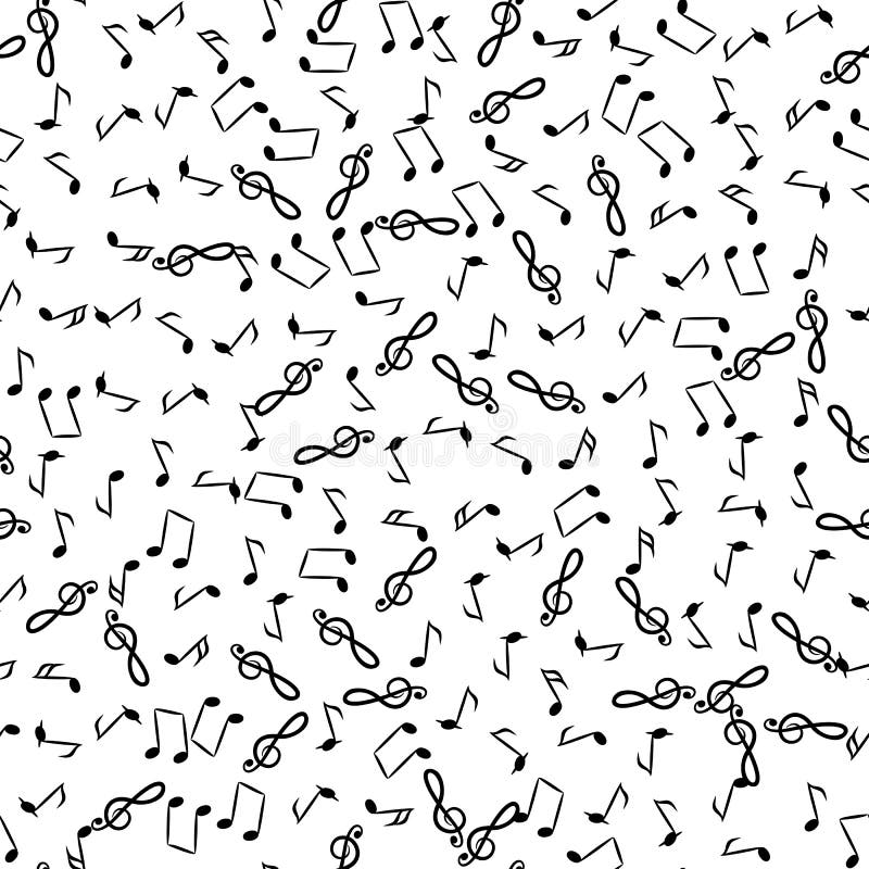 Music Notes Vector Background Stock Vector - Illustration of icon ...