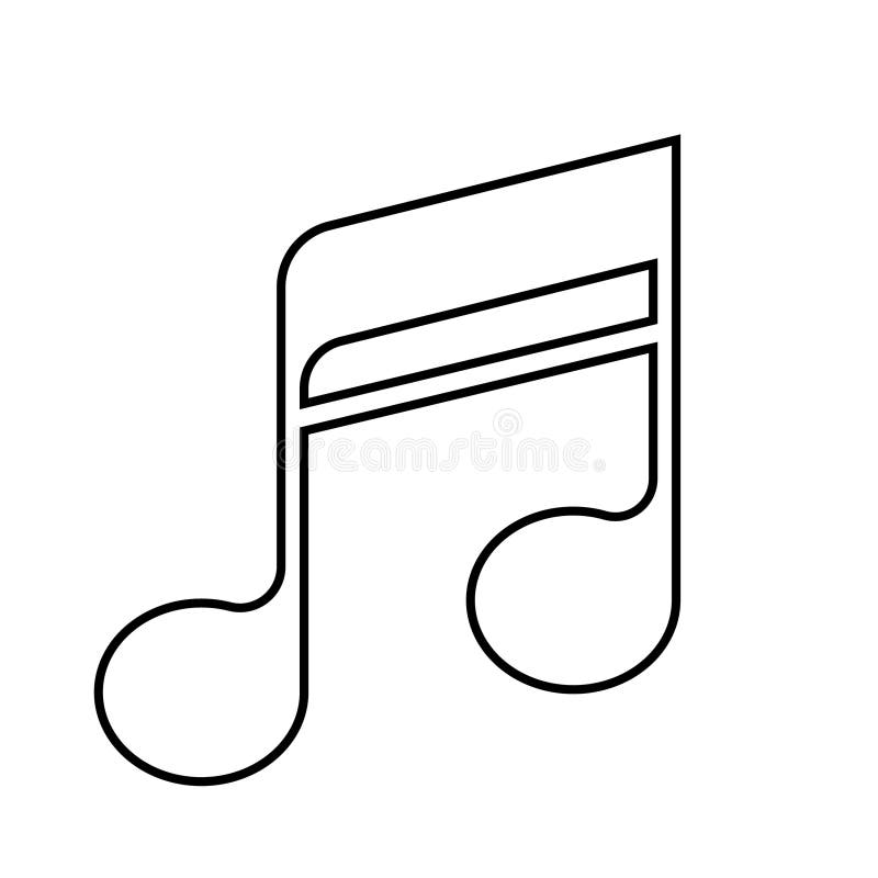 Music Notes Vector Icon. Note Illustration Sign. Music Symbol or Logo ...
