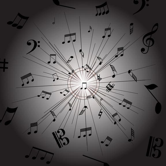 Floating Music Notes Stock Illustrations – 2,400 Floating Music Notes ...