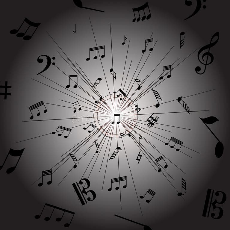 Floating Music Notes Stock Illustrations – 2,400 Floating Music Notes ...