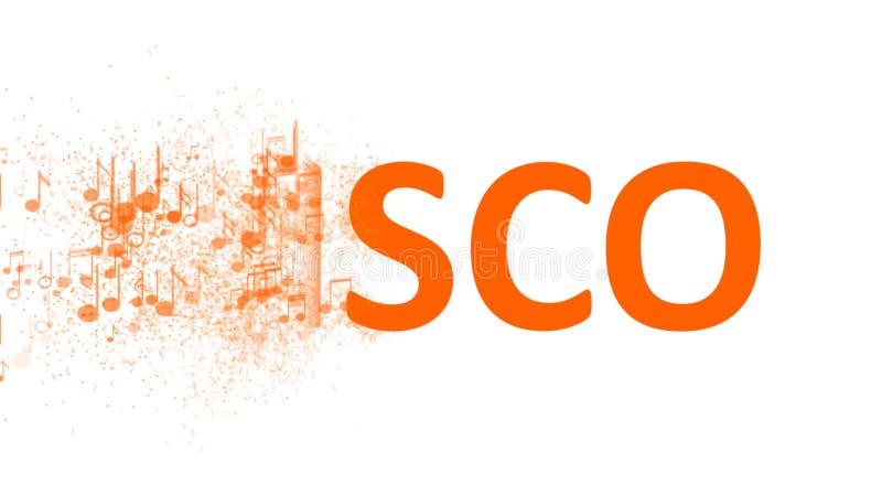 Music Notes. Word Disco Consists of a Set of Musical Notes Stock Video ...